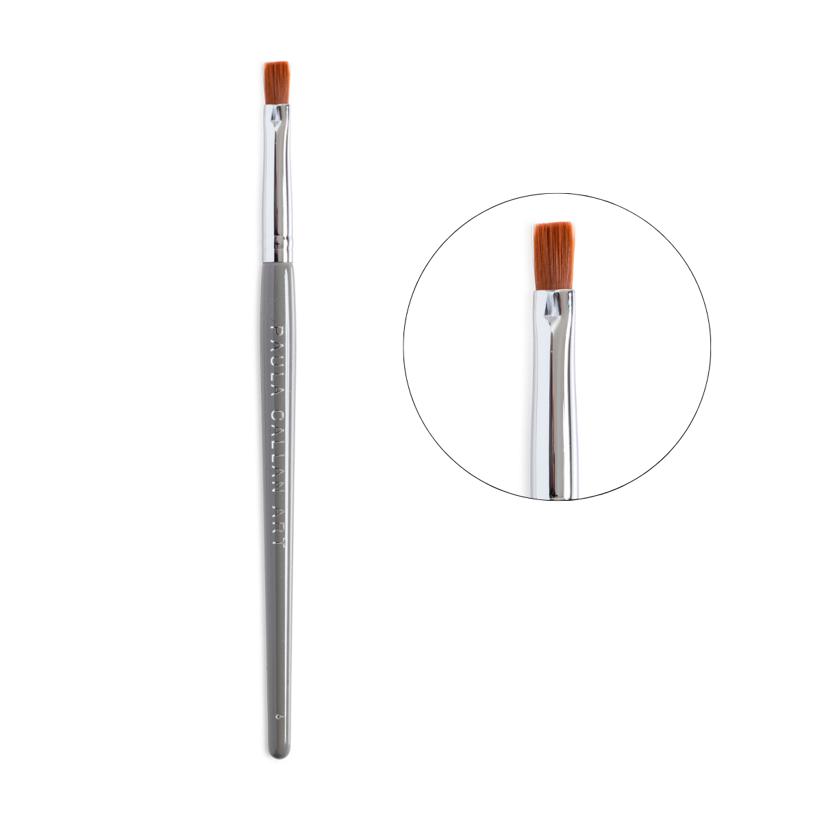 #06 Precision Square-Tip, Lip Brush - Paula Callan Artistry